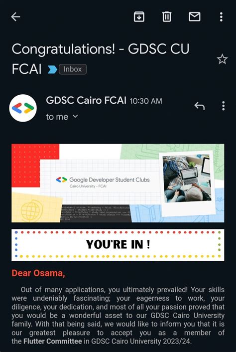 Osama Hamdy On Linkedin Flutterdeveloper Gdsccairouniversity Gdsc