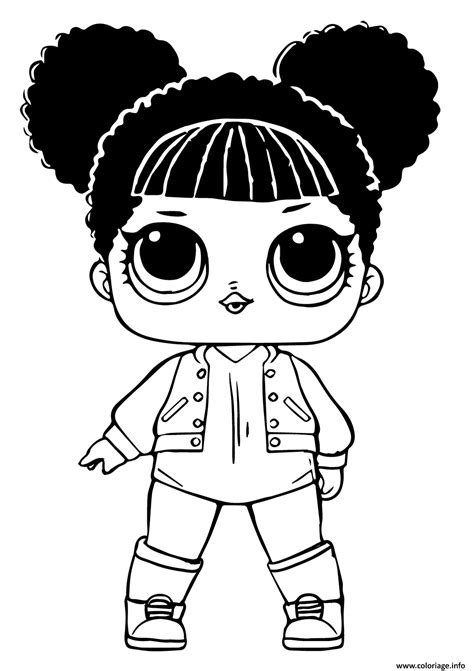 Coloriage Lol Doll Hoops Mvp 1 Dessin Poupee Lol à Imprimer
