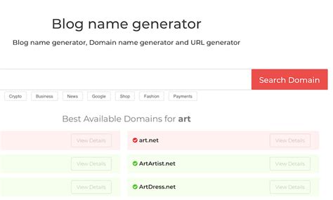 Blog Name Generator ZWENTNER Com