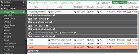 Technical Tip How To Allow Traffic From Certain C Fortinet Community