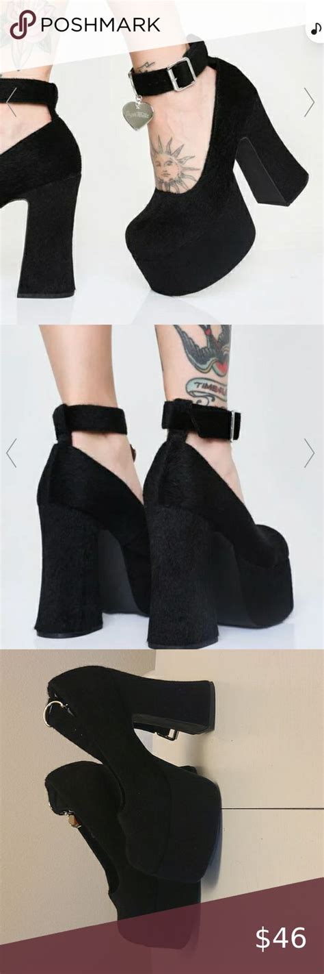 Dolls Kill Sugar Thrillz Feline Good Platform Heels Platform Heels