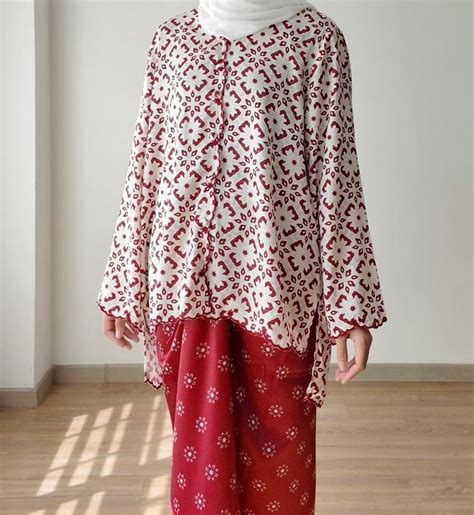 Baju Kurung Kain Pario Womens Fashion Muslimah Fashion Baju Kurung