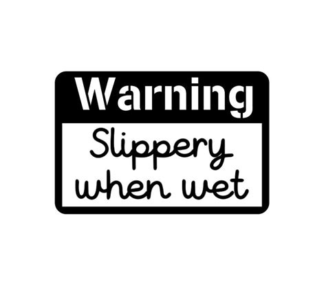 Warning Slippery When Wet Svg  Png Shirt Underwear Sexy Etsy
