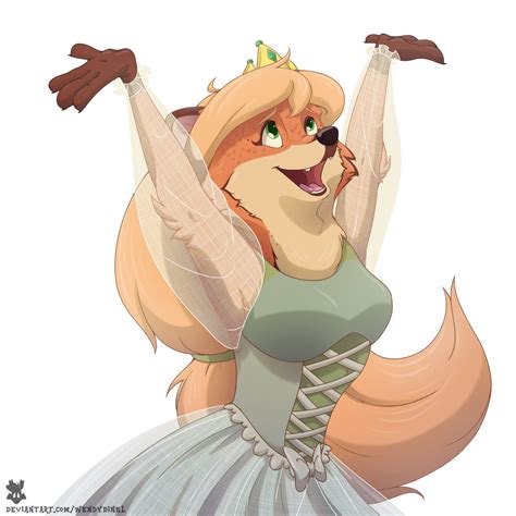 Commission Fox Princess By Wendydinkl On Deviantart