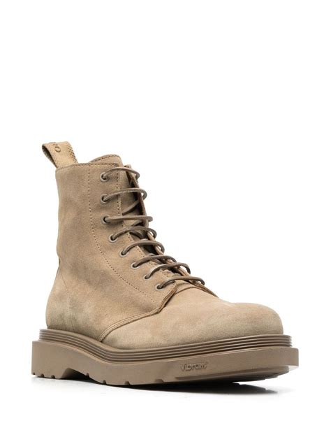 Buttero Lace Up Suede Boots Grey Farfetch