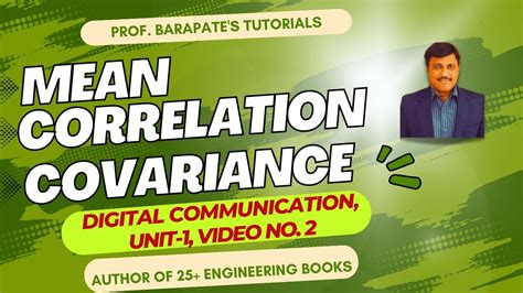 Mean Value Autocorrelation And Covariance Youtube