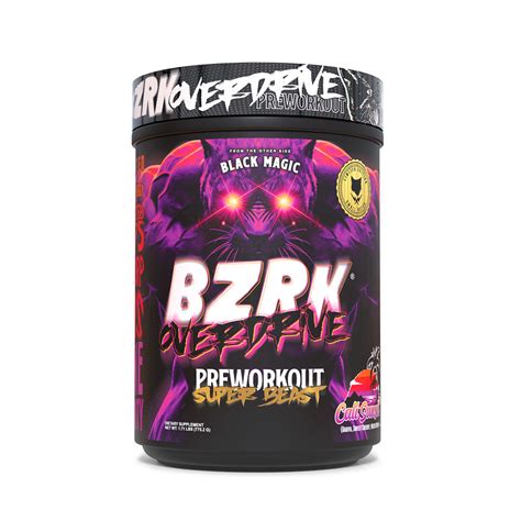 Bzrk Overdrive Black Magic Supps Pre Workout