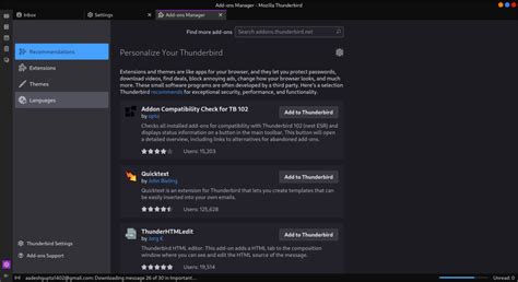 How To Install Setup And Use Thunderbird E Mail Client Linuxfordevices