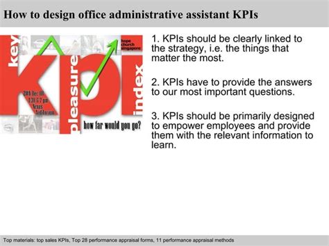 Office Administrative Assistant Kpi Ppt Operating Systems Computer Software And Applications