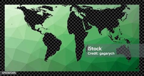 低多邊形世界地圖向量圖形及更多三角形圖片 三角形 世界地圖 低 Istock