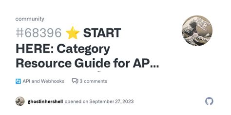 Start Here Category Resource Guide For Api Webhooks Community