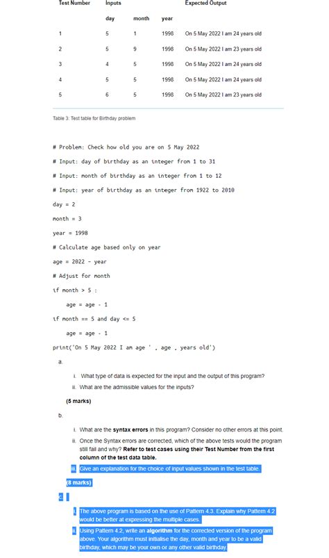 solved only need the highlighted questions answered please