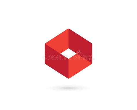 具有立方体字母o的抽象业务徽标图标设计 向量例证 插画 包括有 公司 字体 身分 远期 象征 185930541