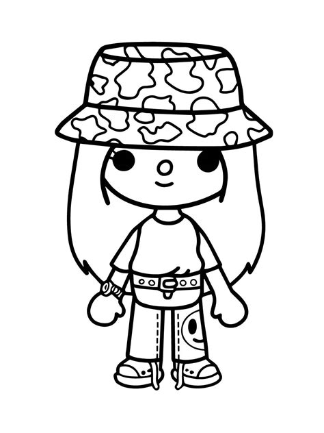 Toca Boca Coloring Page For Girls Turkau