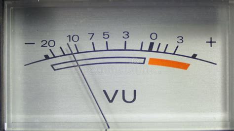 Dial Indicator Gauge Signal Level Meter Stock Footage Video Of Footage Electronics 114865376