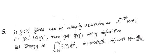 Solved Problem 3 Consider The Decaying Function
