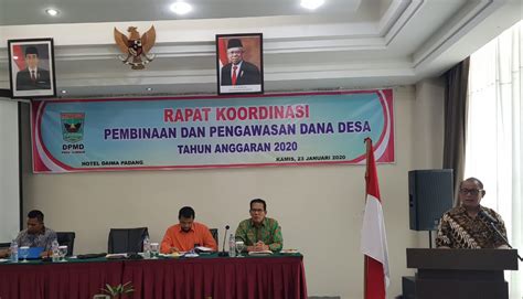 Kadis Pmd Penting Sinergitas Untuk Kesuksesan Dana Desa 2020