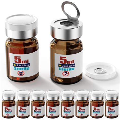 Sterile Empty Vial Sealing With 20mm Self Healing Injection Port And