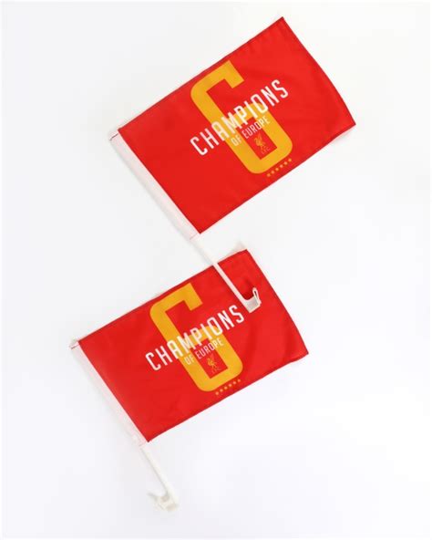 Lfc Ucl Champions Car Flag