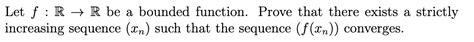 Solved Let Fr → R Be A Bounded Function Prove That There