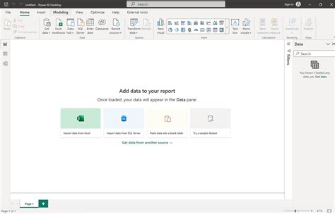 Power Bi Desktop Dataveld