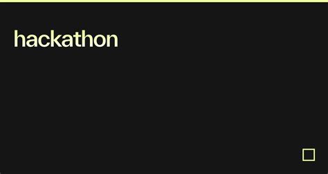 Hackathon Codesandbox