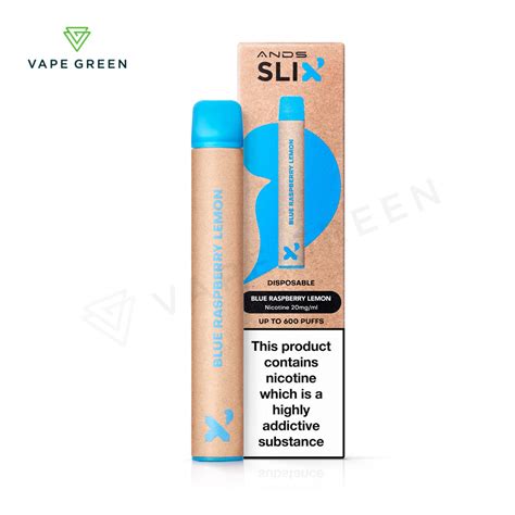 Blue Raspberry Lemon Disposable Vape By Slix Free Uk Delivery Vape
