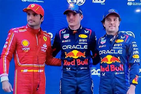 Max Verstappen Y Checo Pérez Parten Primero Y Tercero