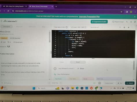 my day72 of submitting solution in interviewbit for 365daysofcode