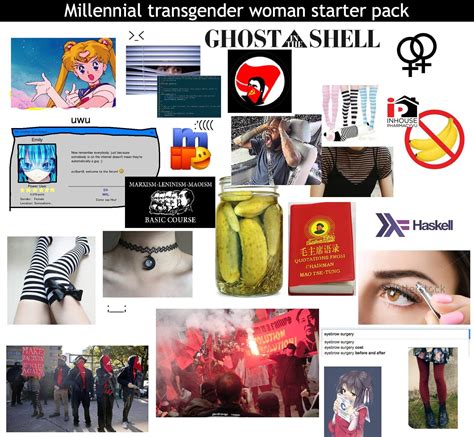 Transgirl Starter Pack X Post Rtrollxcommunism Rtraaaaaaannnnnnnnnns