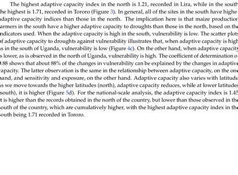 The Spatial Pattern Of Crop Yield Sensitivity Exposure Adaptive