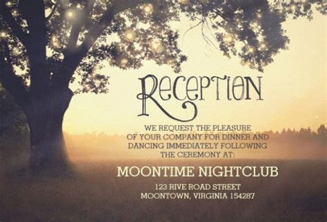 Clarifications On Reception Invitation Card Format Download Recept Wedding Reception