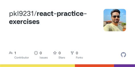 github pkl9231 react practice exercises