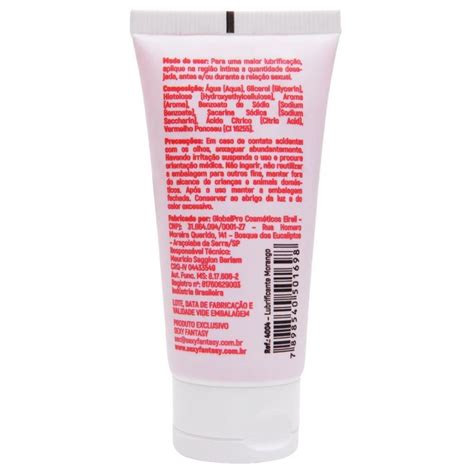 Lubrificante Íntimo De Morango Beijável 60g Sexy Fantasy Loja Pimenta