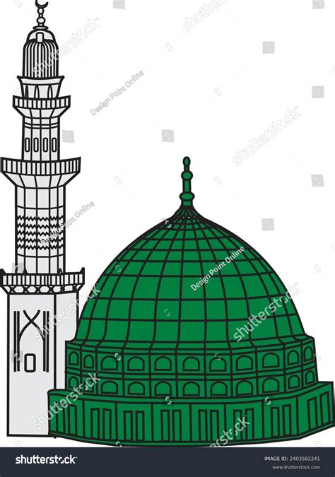 Masjid Nab Wi Over 1 Royalty Free Licensable Stock Illustrations