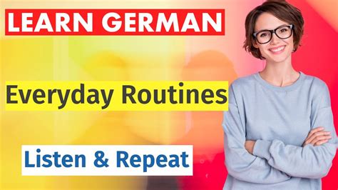 Daily Routines Learn German With Everyday Activities Youtube