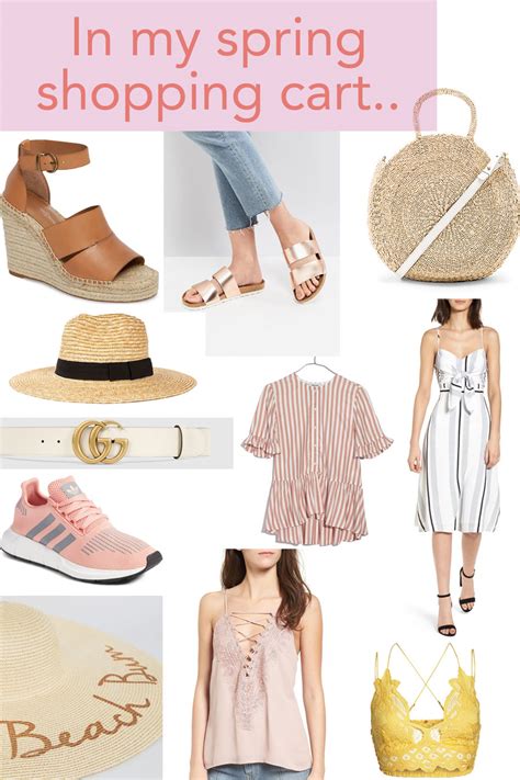 What S In My Spring Shopping Cart Lipstick Heels And A Baby