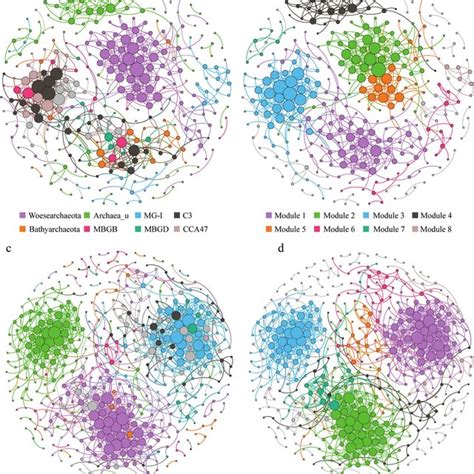Co Occurrence Networks Of The Archaeal Community Based On Pairwise