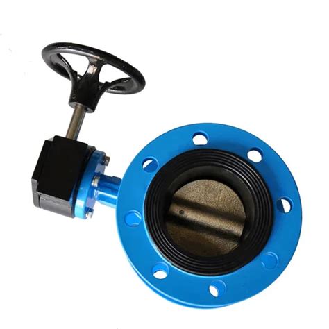 Resilient Seated Concentric Type Ductile Cast Iron Industrial Control Butterfly Valves With EPDM