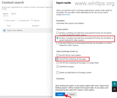 How To Export Outlook Mailbox To PST WinTips Org