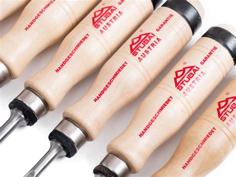 STUBAI 6 Teiliges Stemmeisen Set Mit Schwedischer Form Schnitz Und