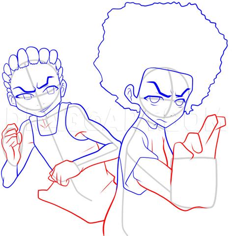 How To Draw The Boondocks Drawing Step By Step By Dawn Dragoart