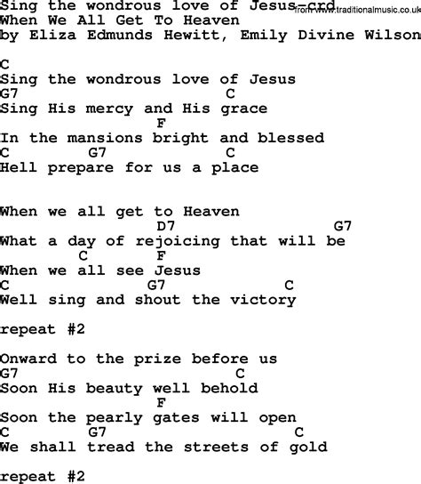 Top 500 Hymn Sing The Wondrous Love Of Jesus Lyrics Chords And Pdf
