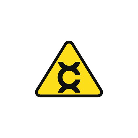 Carcinogen Caution Warning Symbol Design Vector 25664906 Vector Art At Vecteezy