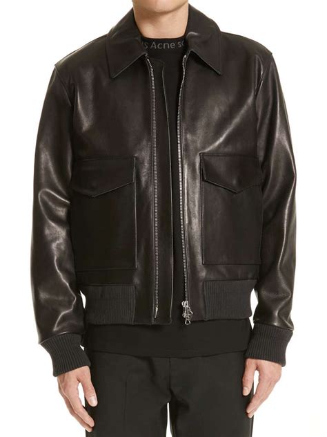 Black Lambskin Leather Jacket For Men Victoria Jacket