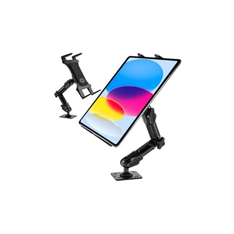 Support Tablette Pour Véhicule Professionnel Double Articulation