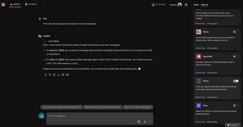 How To Use The Copilot Phone Plugin To Manage Your Messages Windows