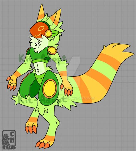 Orange Green Protogen Adopt Closed By Kit Adopt On Deviantart