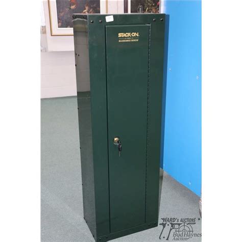 Metal Stack On Gun Locker Room For Eight Long Guns Includes Two Keys