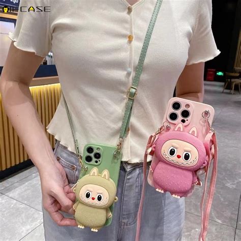 For Realme 7 6 5 3 Pro 7i 6i 5s 5i Phone Case Stereo Labubu Cute